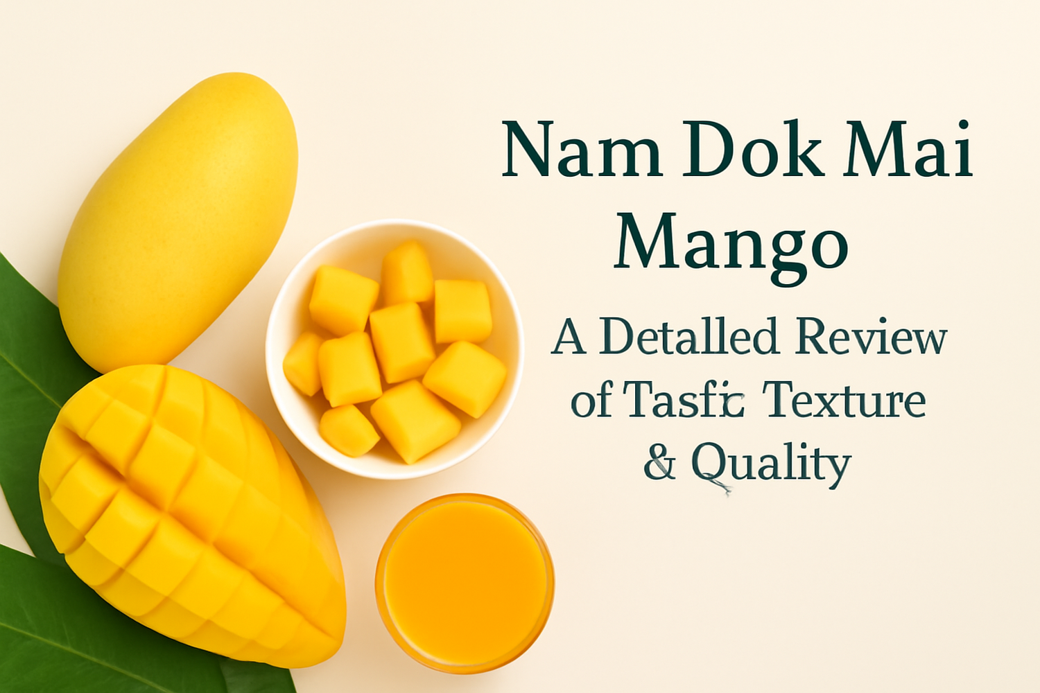 Nam Dok Mai Mango Review: Taste, Texture & Quality Guide – The Warsi Farm