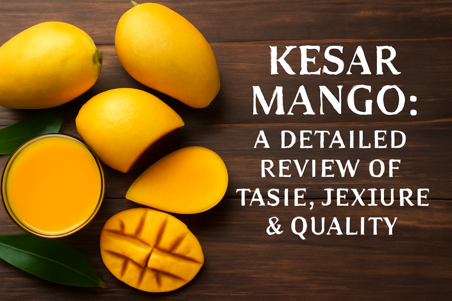 Kesar Mango: A Detailed Review of Taste, Texture & Quality – The Warsi Farm
