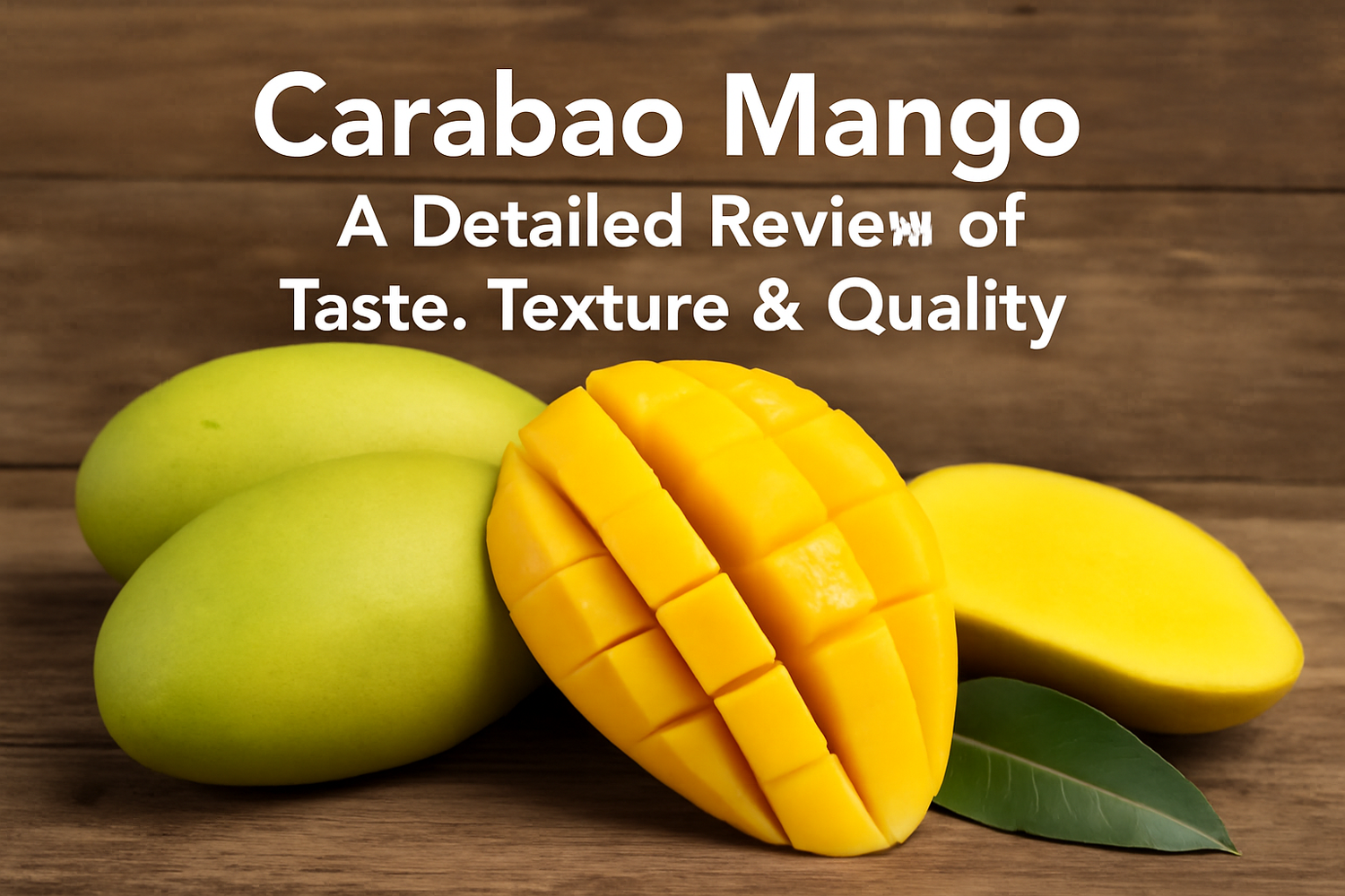 Carabao Mango: A Detailed Review of Taste, Texture & Quality – The ...