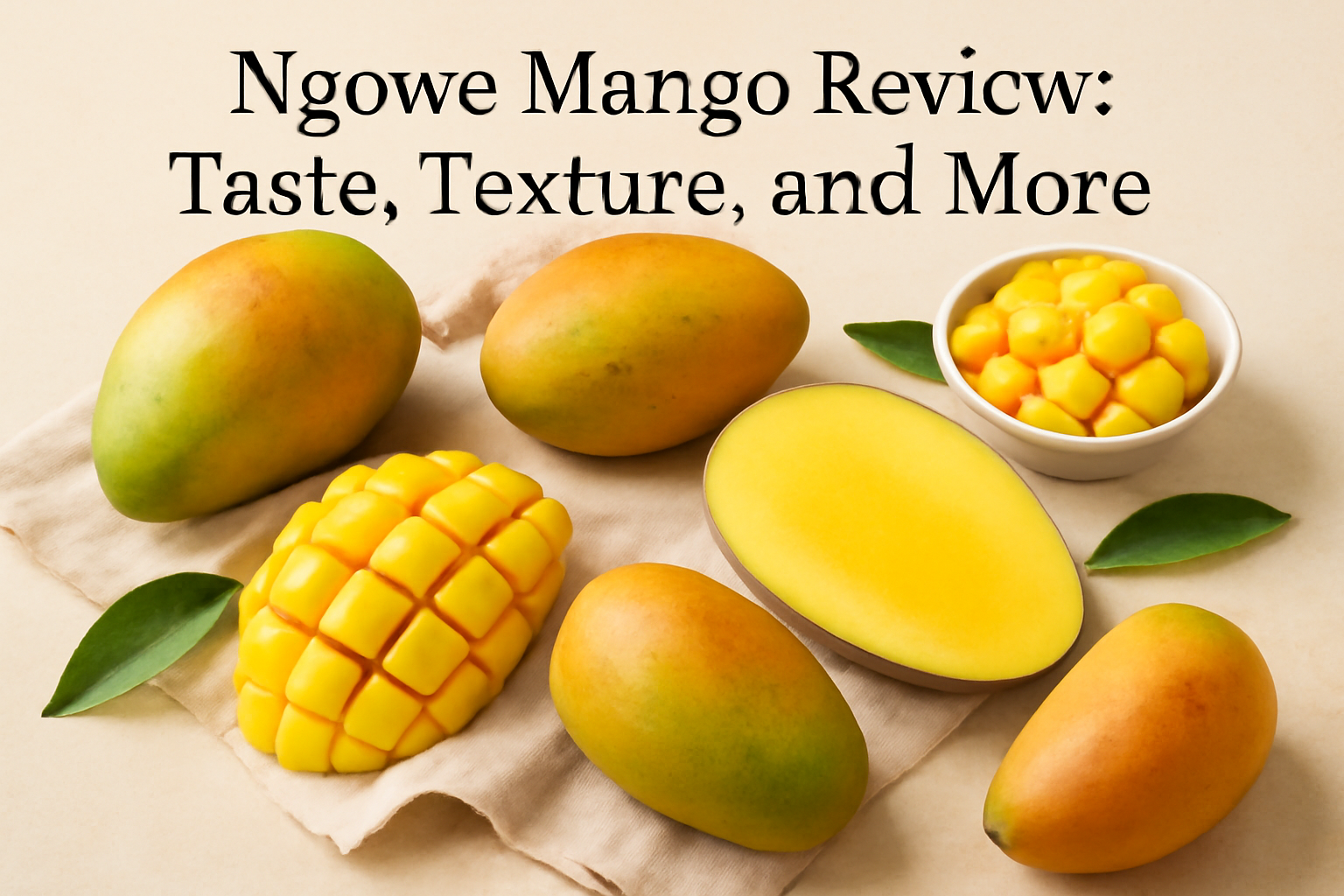 Ngowe Mango Review: Taste, Texture, and More – The Warsi Farm